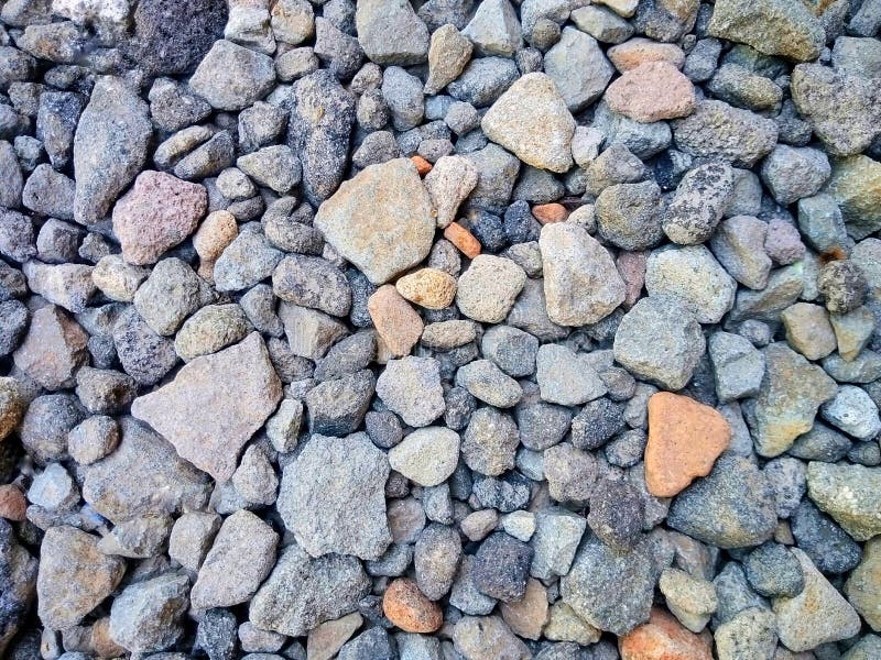 Beautiful Stone and Gravel Textures Around the Garden Stock Photo ...