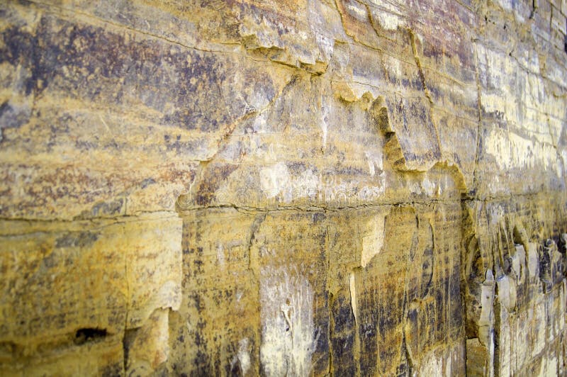 Beautiful Stone Wall with Natural Pattern Stock Photo - Image of ...