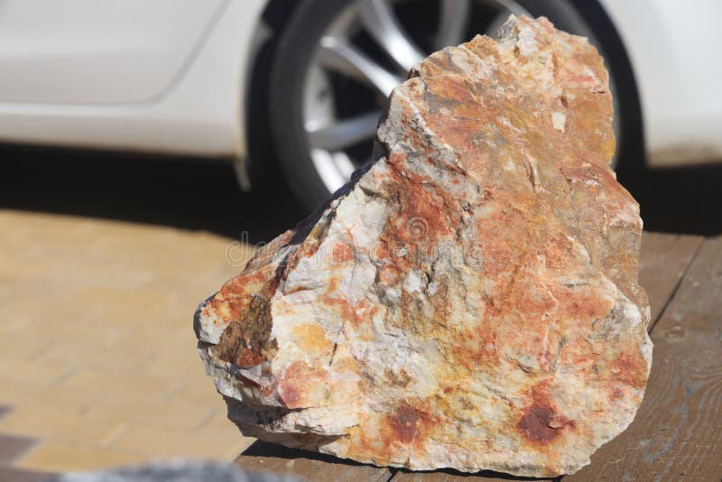 Beautiful Stones for Landscaping on a Personal Plot 2 Stock Image ...