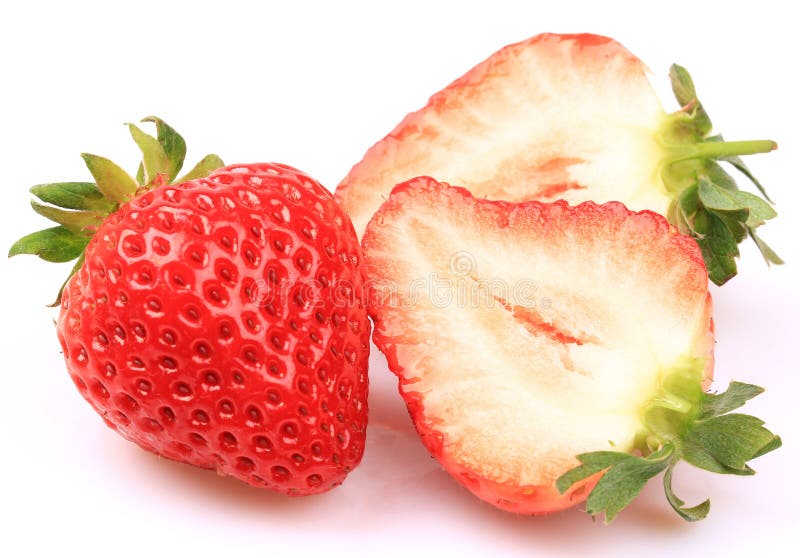 Beautiful strawberries stock photo. Image of leaf, healthy - 50921878