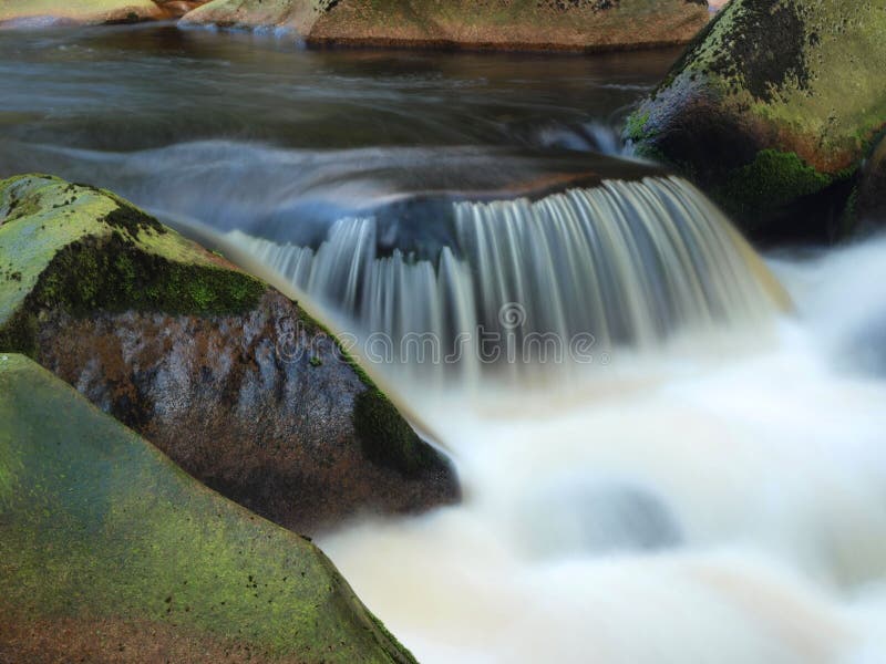 Beautiful stream stock image. Image of magic, glow, mild - 10836911