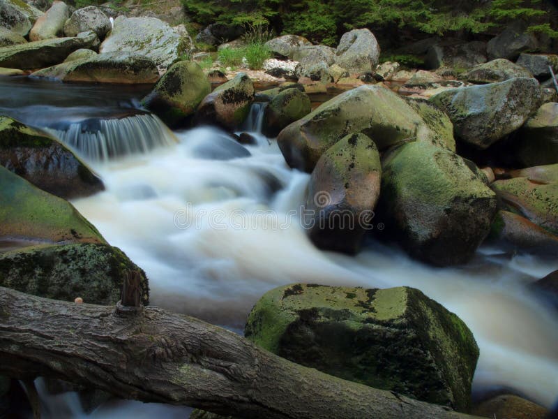 Beautiful stream stock photo. Image of peaceful, glow - 10836920