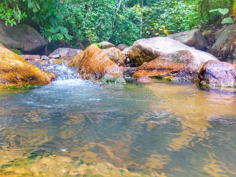 Beautiful Stream River Fell Refreshing and Calm Stock Photo - Image of ...