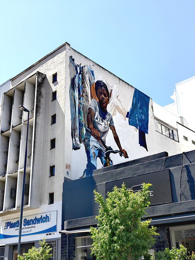 Beautiful Street Art in Cape Town. Editorial Photo - Image of graffiti ...
