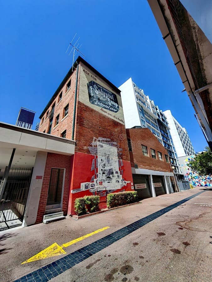 Beautiful Street Art in Perth CBD Editorial Photography - Image of ...