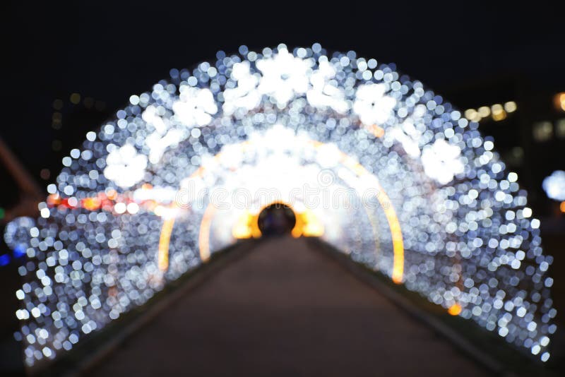Beautiful Street Lights at Night Stock Photo - Image of colorful ...