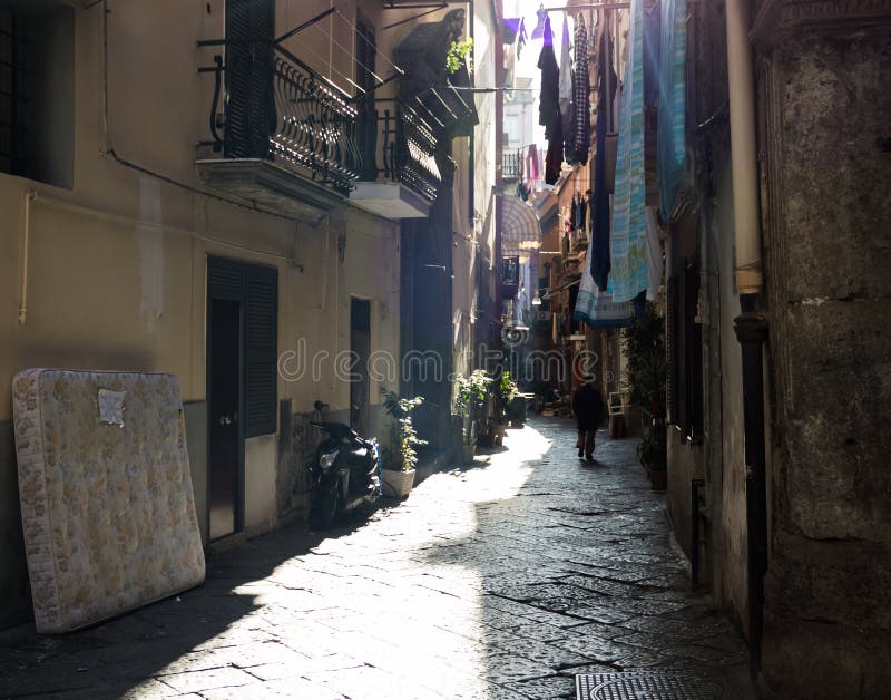 The Beautiful Streets of Napoli Editorial Image - Image of exploring ...