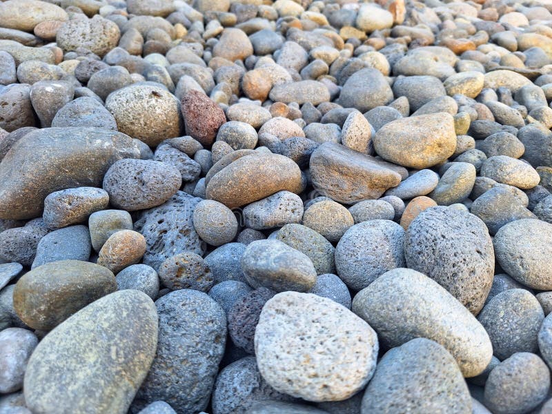A Beautiful Stretch of Rocks in the Yard Stock Image - Image of nature ...