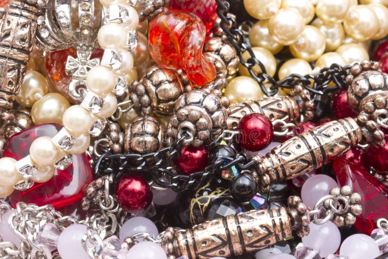 Beautiful string of beads stock image. Image of chain - 22841099