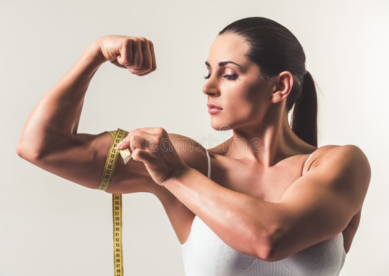 Beautiful strong woman stock photo. Image of health, female - 87820546