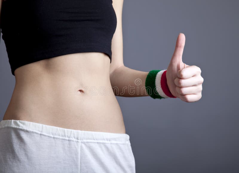 Beautiful and Strong Women S Abs Stock Photo - Image of beautiful, skin ...