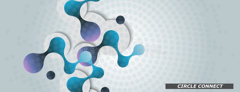 Beautiful Structure of DNA Molecule. Line Art Pattern with Connect Dot ...