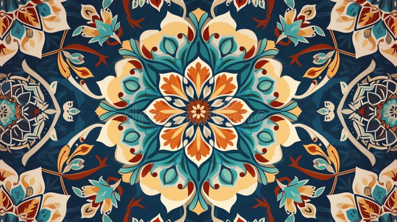 Beautiful Structure of a Repeating Pattern in Arabic Style Stock ...