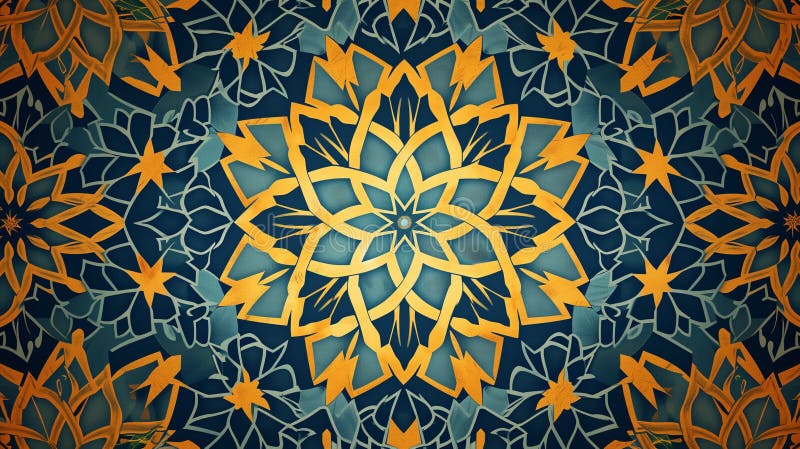 Beautiful Structure of a Repeating Pattern in Arabic Style Stock ...