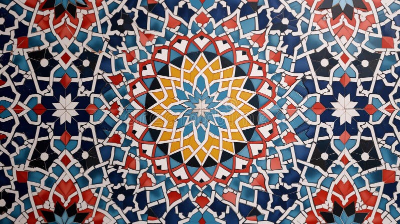 Beautiful Structure of a Repeating Pattern in Arabic Style Stock ...