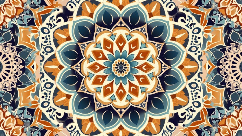 Beautiful Structure of a Repeating Pattern in Arabic Style Stock ...