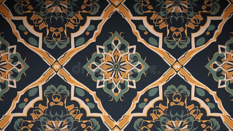 Beautiful Structure of a Repeating Pattern in Arabic Style Stock ...