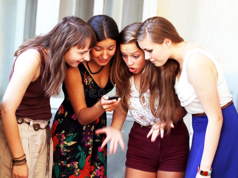 Students girls stock photo. Image of cute, girls, conversation - 29893960