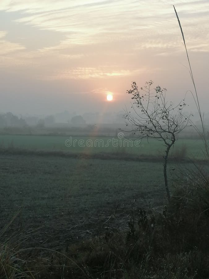 Beautiful Stunning Sun Rising Stock Photo - Image of beautiful, rising ...