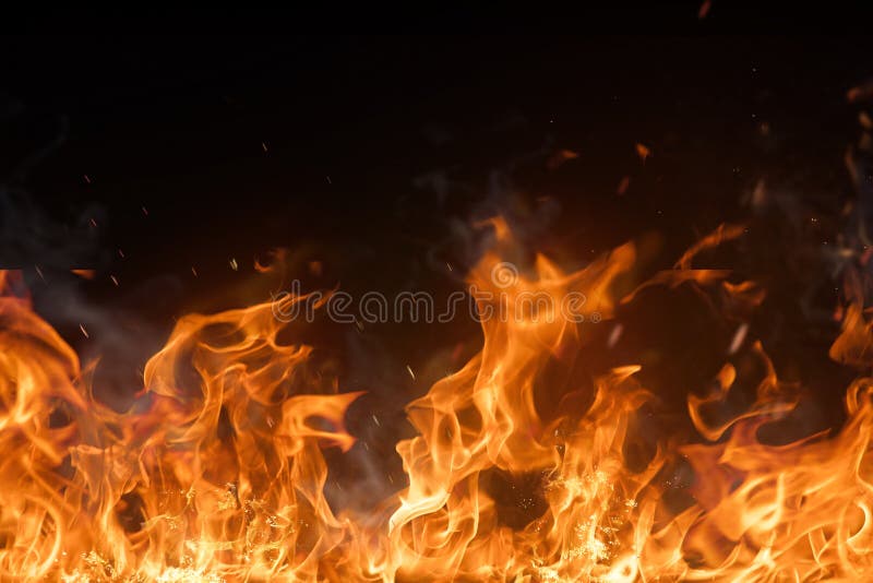 Beautiful Stylish Fire Flames Stock Photo - Image of heat, explode ...
