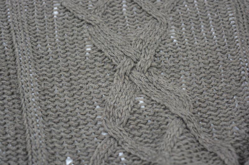 Beautiful and Stylish Knitted from Brown, Woolen Thread with a ...