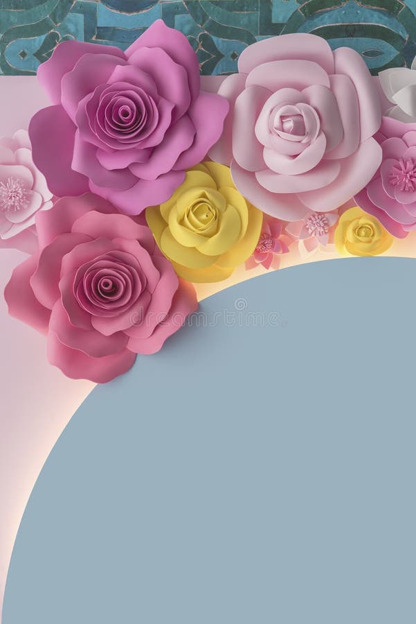 Beautiful Stylish Modern Flower Background Stock Photo - Image of love ...