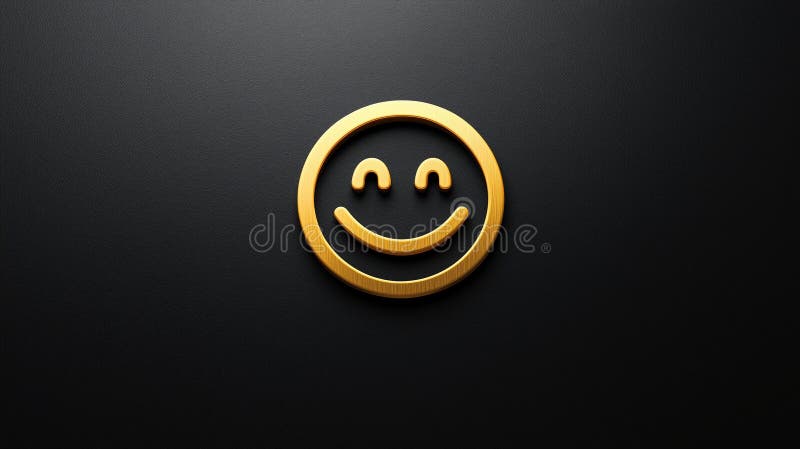 Beautiful and Stylish Smiley Logo Stock Image - Image of glamour ...