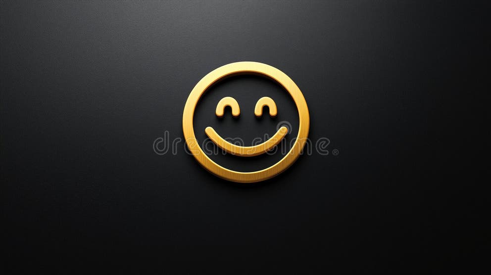 Beautiful and Stylish Smiley Logo Stock Image - Image of glamour ...