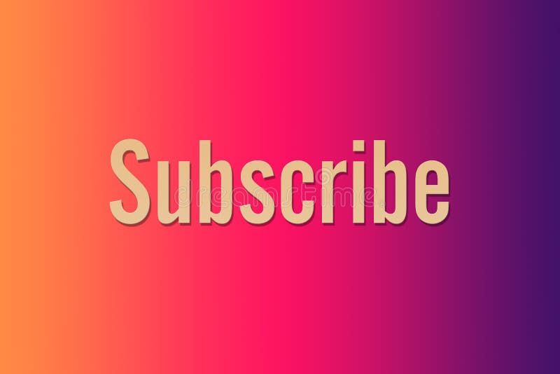 Beautiful Subscribe Background, Abstract Heart on Background. Stock ...