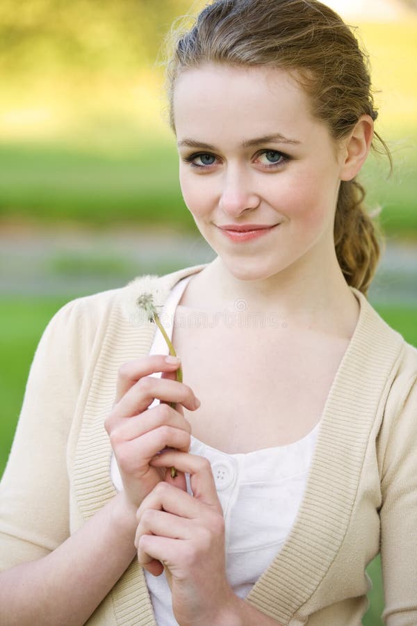 Beautiful summer girl stock photo. Image of posing, attractive - 9513774