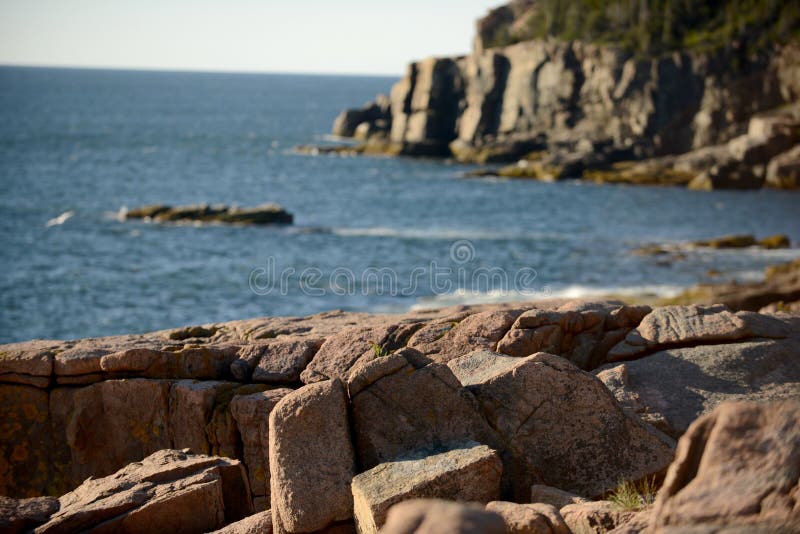 Beautiful Summer Image of Acadia National Park Stock Photo - Image of ...