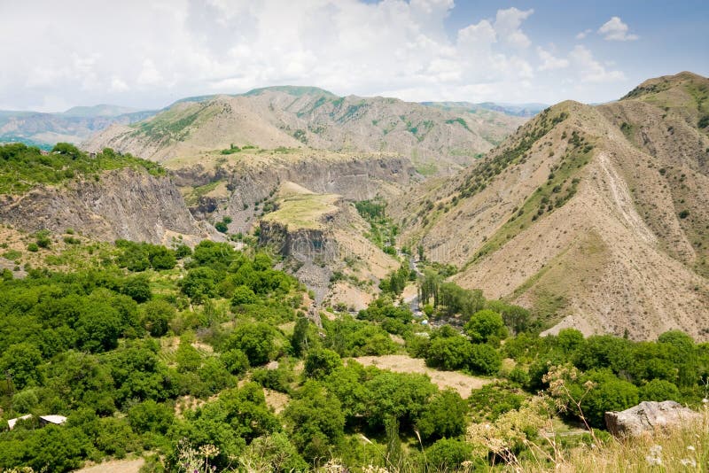 Beautiful Summer Landscape, in Garni,Armenia Stock Image - Image of ...