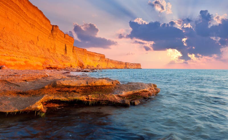 Beautiful summer seascape stock image. Image of clear - 26625061