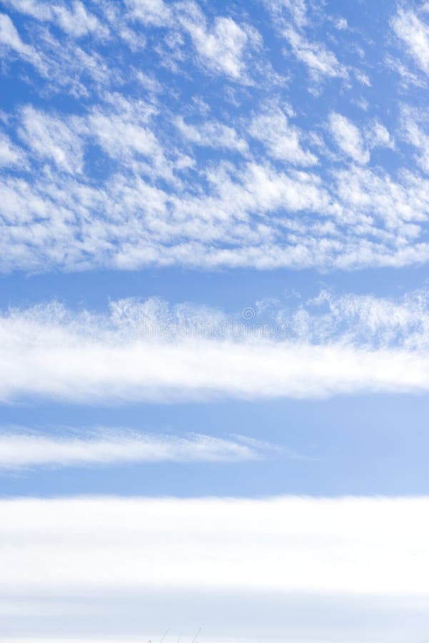 Beautiful Summer Sky with Clouds Texture Stock Photo - Image of ...