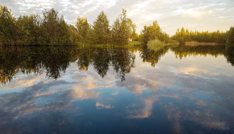 Beautiful summer lake view stock photo. Image of grass - 56768178