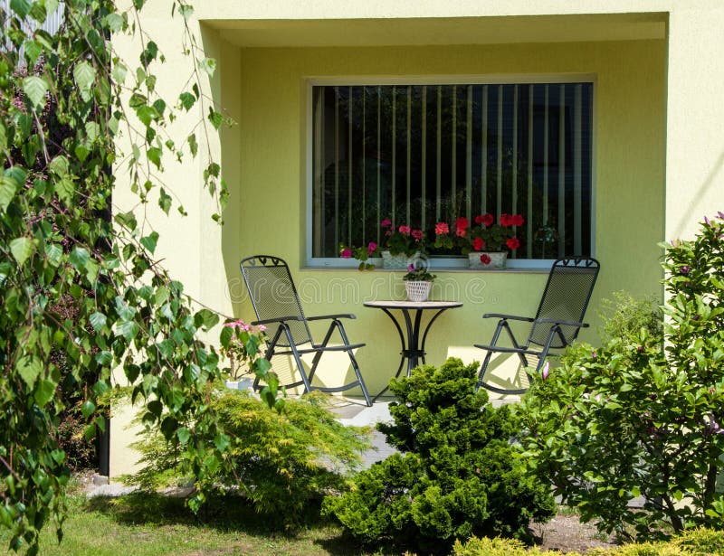 Beautiful terrace stock image. Image of beautiful, estate - 38049737