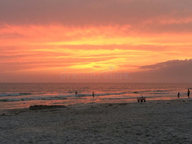 Beautiful sun stock image. Image of sunset, sand, florida - 91479493