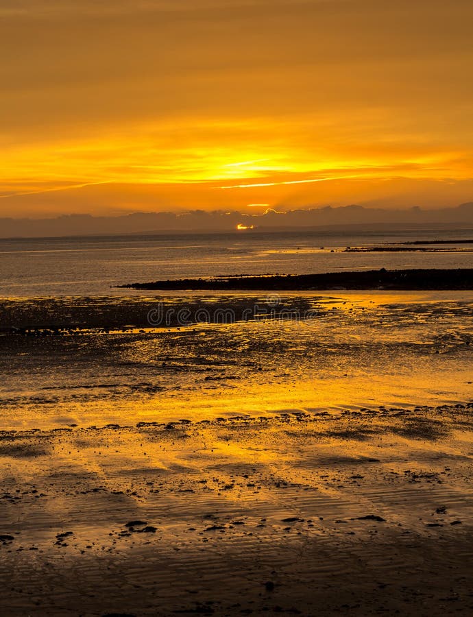 Beautiful sun set stock image. Image of paul, coast - 130065123