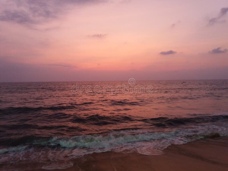 Beautiful Sun Set in a Sunny Day Stock Photo - Image of sunny ...