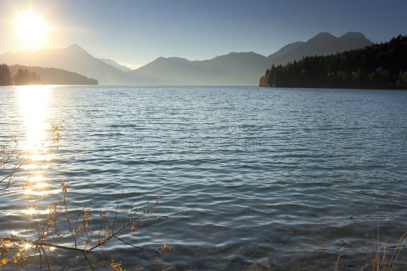 Beautiful Sundown on a Lake Stock Photo - Image of lake, outdoor: 129665610