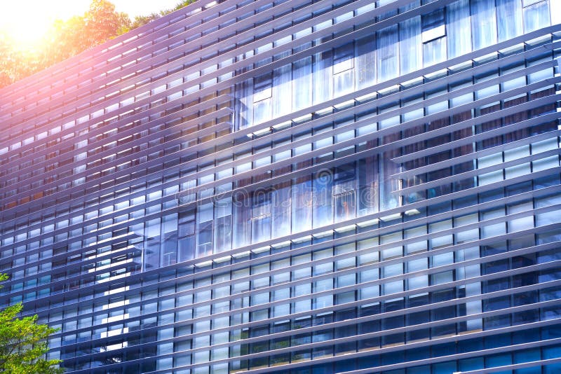 Sunlight on the glass wall stock photo. Image of sunlight - 52076134