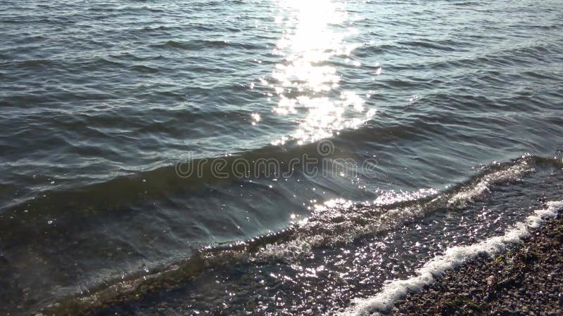 Beautiful Sunlight Reflections at the Water Surface at a Baltic Sea ...