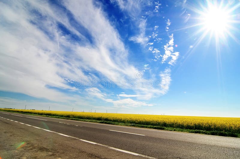 Beautiful sunny day stock image. Image of freedom, clouds - 5033527