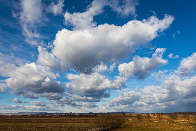 Beautiful Sunny Day with Beautiful Clouds Stock Photo - Image of clouds ...