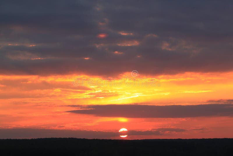 Beautiful sunny sunset stock image. Image of beach, beautiful - 35626421