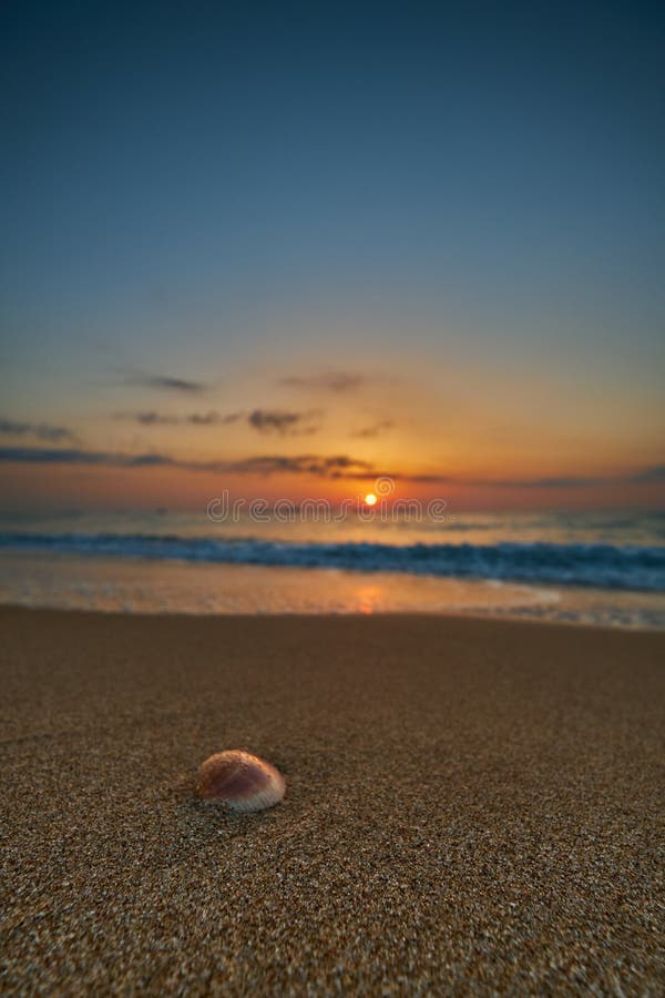 Beautiful Sunrise on a Calm Sea Stock Photo - Image of sunrise, outdoor ...