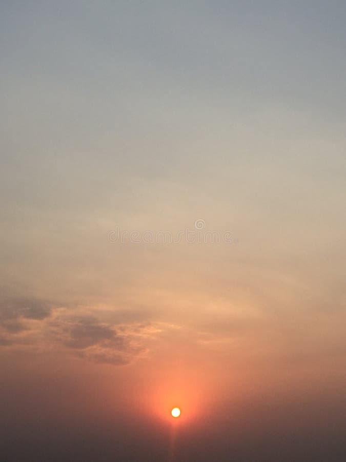 Beautiful Sunrise Glimpse with the Clear Sky Stock Image - Image of ...