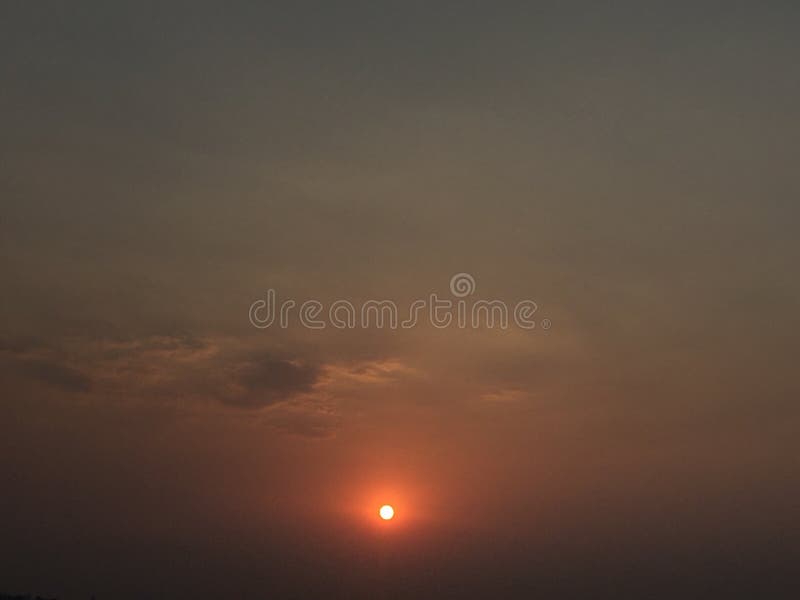 Beautiful Sunrise Glimpse with the Clear Sky Stock Image - Image of ...