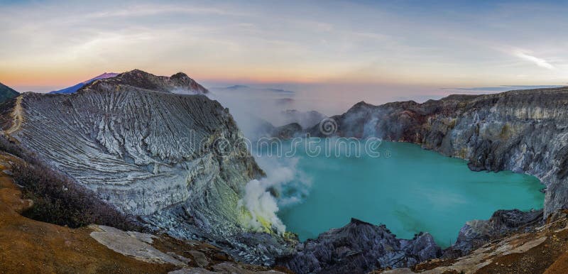Mountain Ijen, Java, Indonesia Stock Photo - Image of ijen, bromo: 99038432