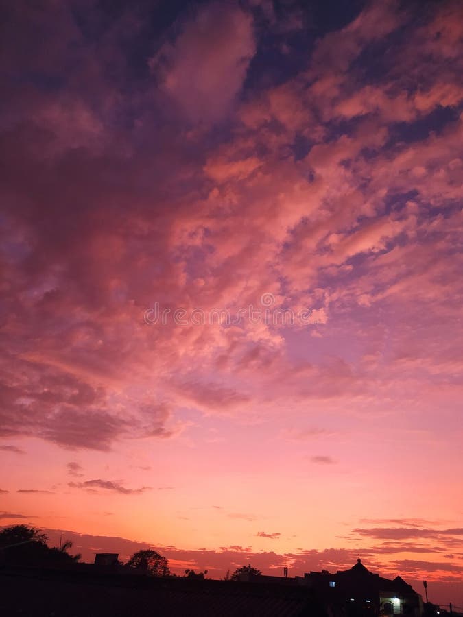 Beautiful Sunrise in Jakarta Indonesia Stock Photo - Image of jakarta ...